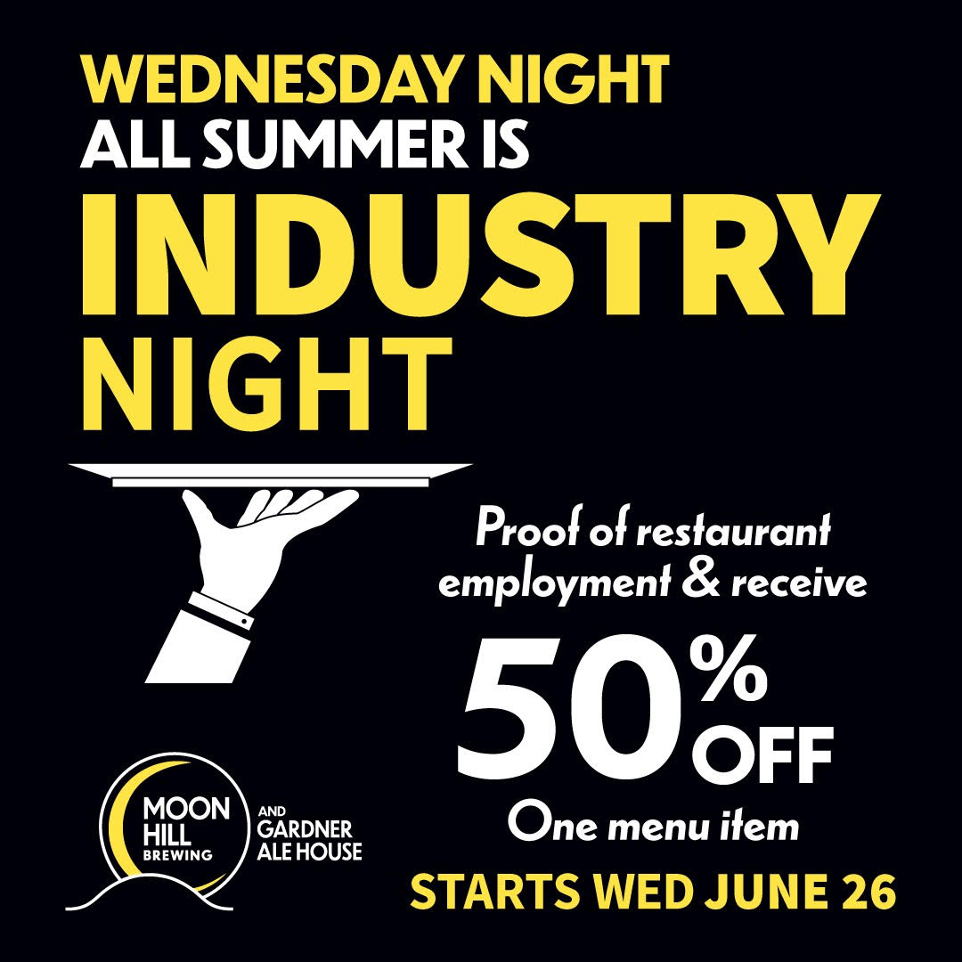 Bringing Back Industry Night - Wednesdays - Moon Hill Brewing Company ...
