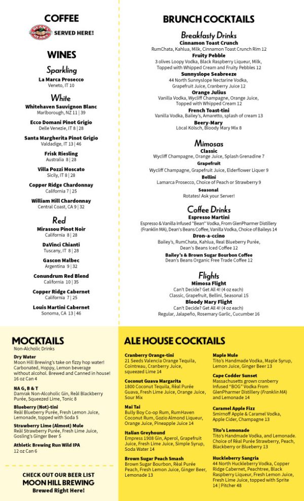 Sunday Downtown Brunch - Gardner Ale House