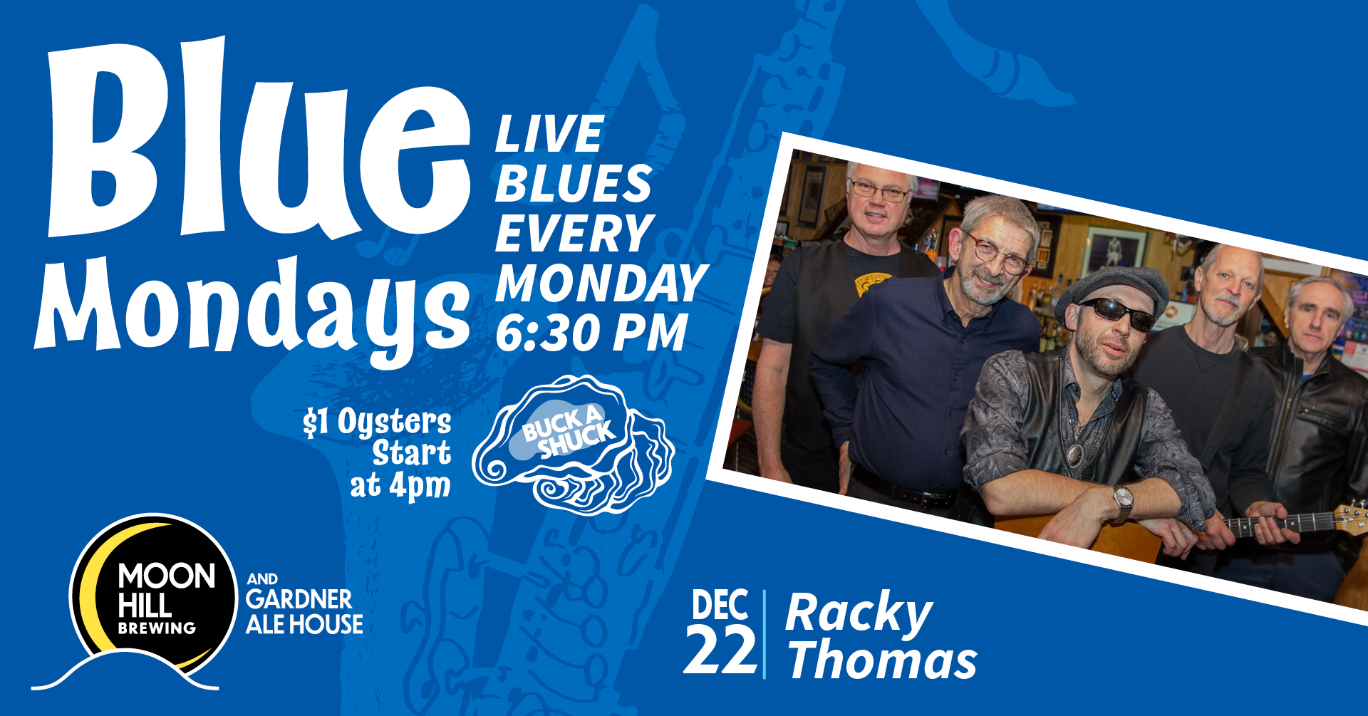 Blue Monday: Racky Thomas - Moon Hill Brewing Company at the Gardner ...