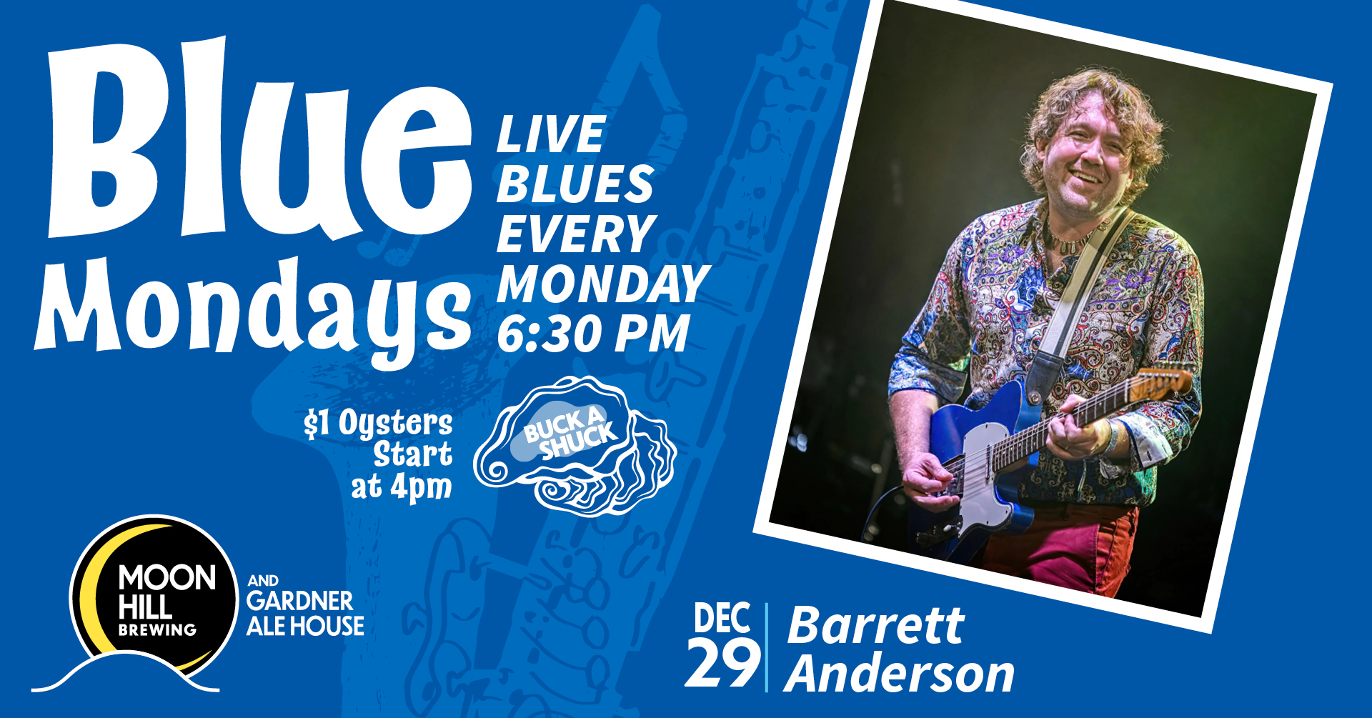 Blue Monday: Barrett Anderson - Moon Hill Brewing Company at the ...